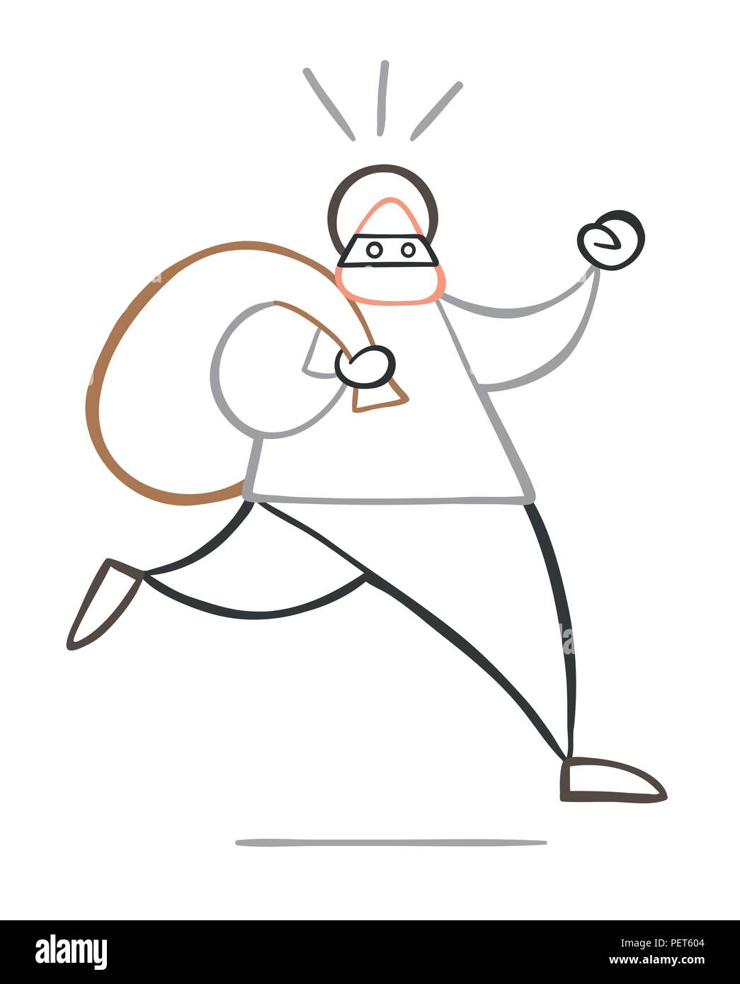 Thieves cartoon Stock Vector Images - Alamy