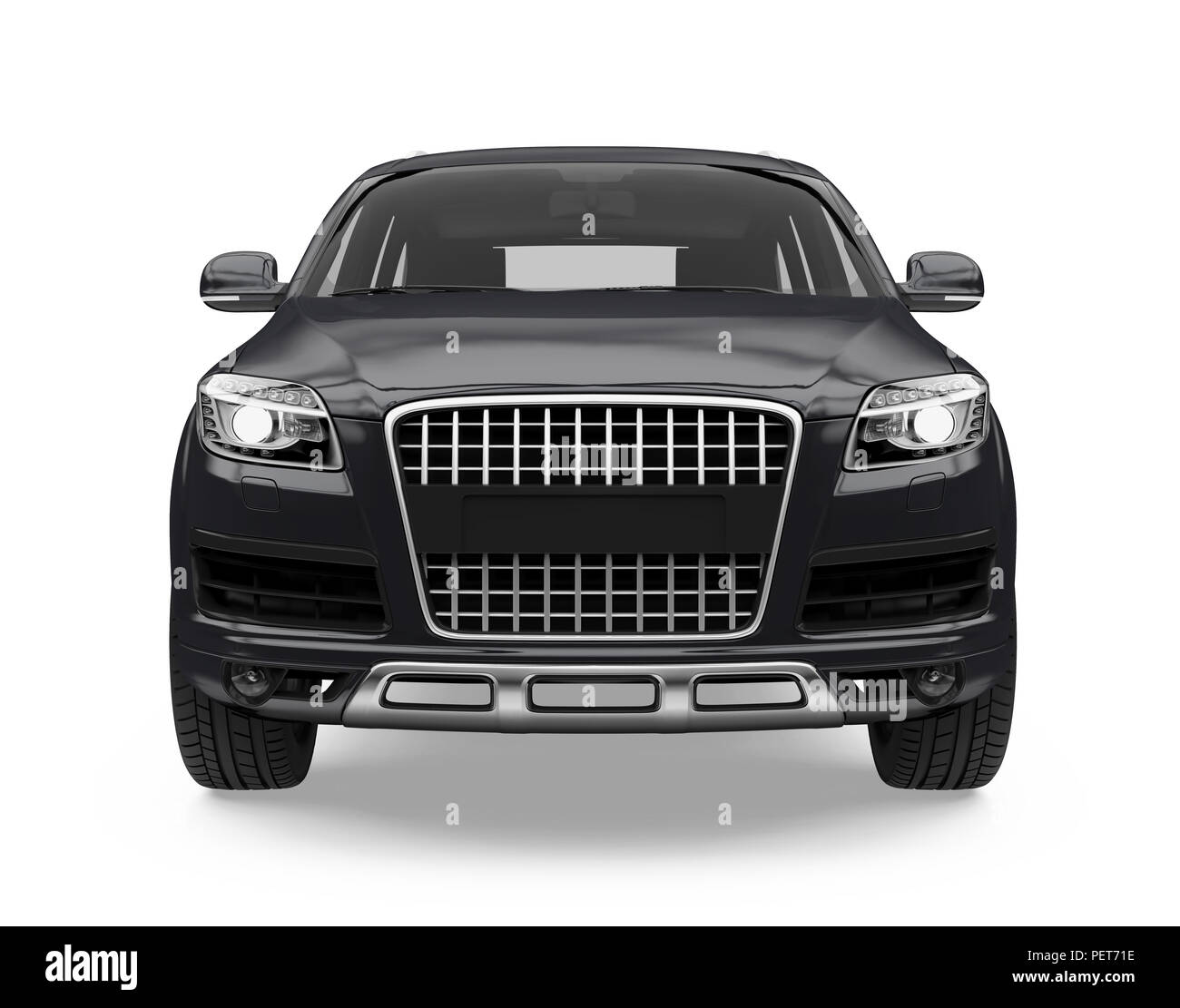 SUV Car Isolated Stock Photo - Alamy
