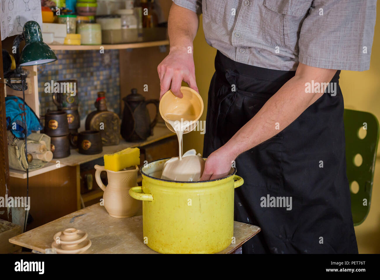 Traditional burning pottery hi-res stock photography and images - Alamy