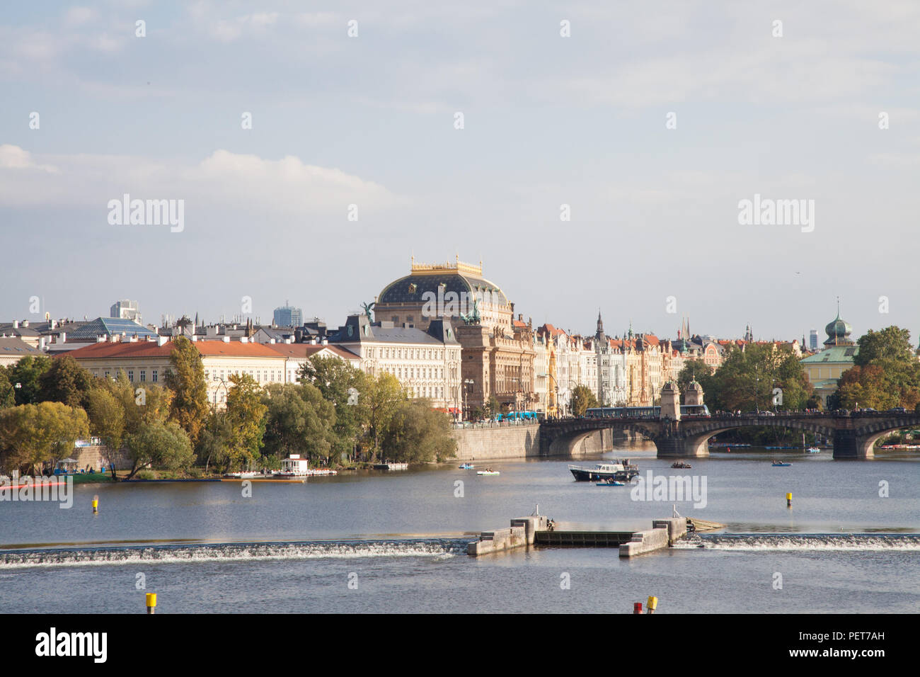 Famous buildings of Prague in old town Stock Photo - Alamy