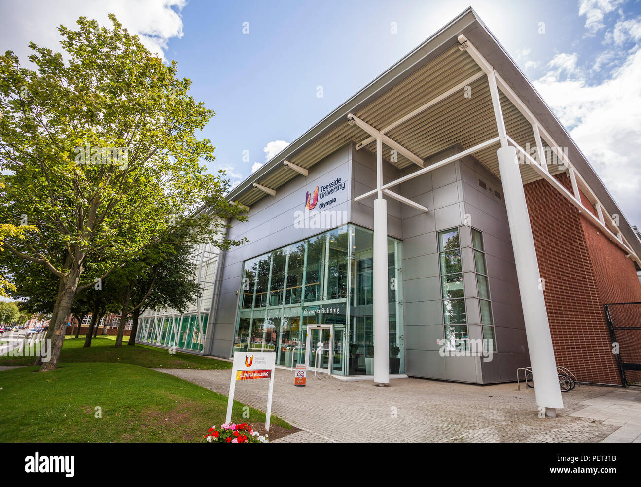 The Olympia Building at Teesside University,Middlesbrough,England,UK ...