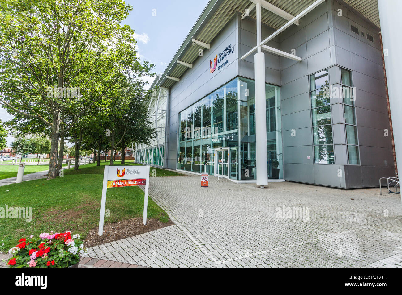 The Olympia Building at Teesside University,Middlesbrough,England,UK ...
