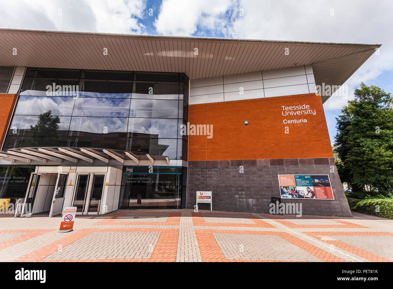The Centuria building at Teesside University,Middlesbrough,England,UK ...