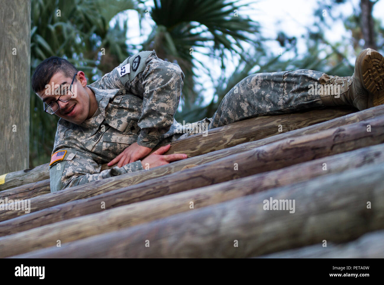 U.S. Army Reserve Spc. Evan Usner, a paralegal with the 160th Military ...