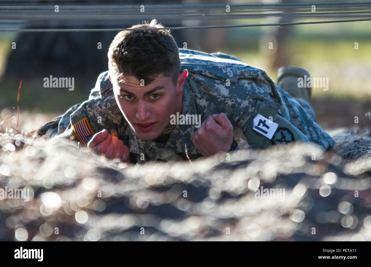 U.S. Army Reserve Spc. Kyle Hussey, an intelligence analyst with the ...