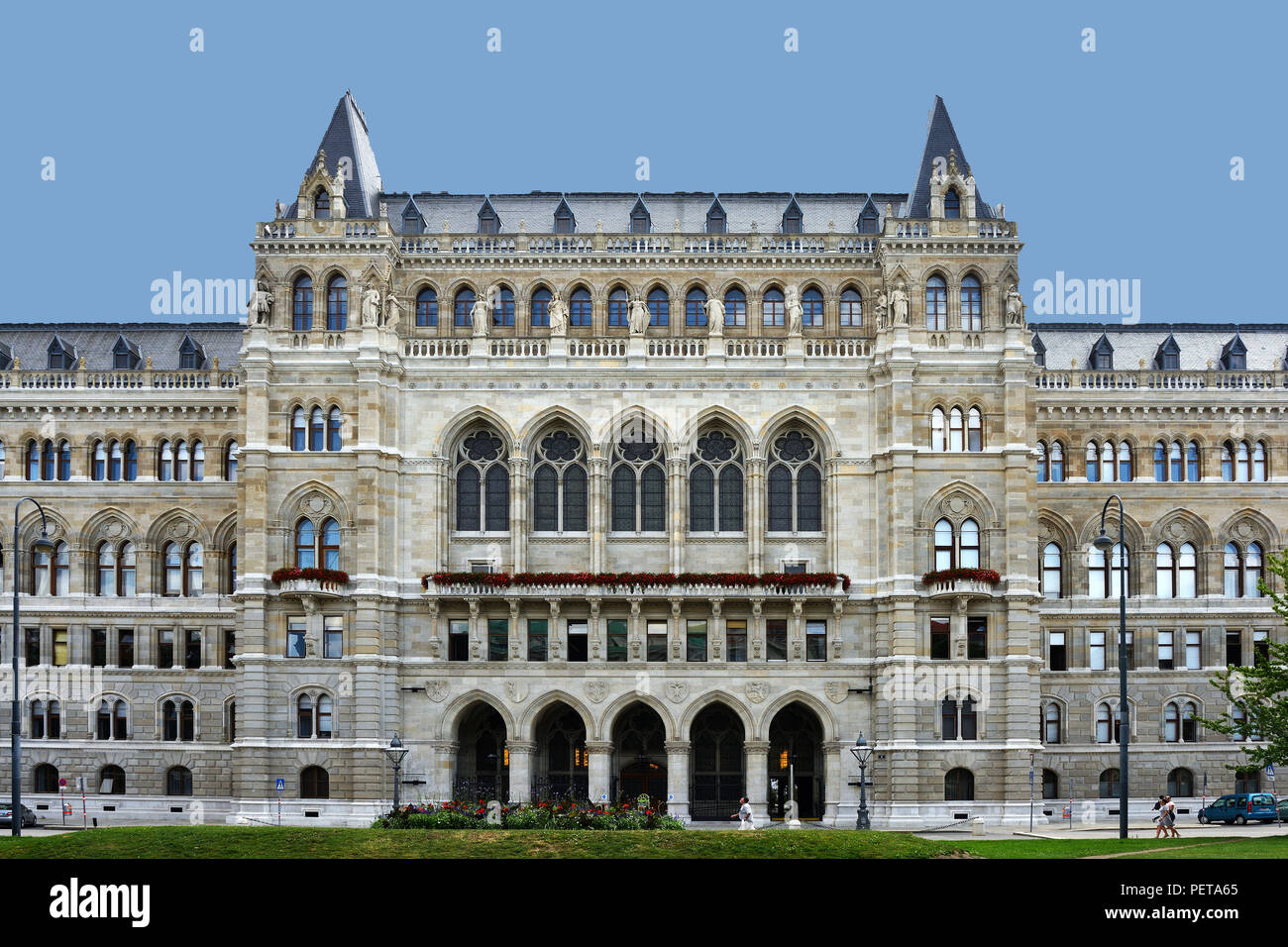Town hall of the Austrian capital Vienna built from 1872 to 1883 ...