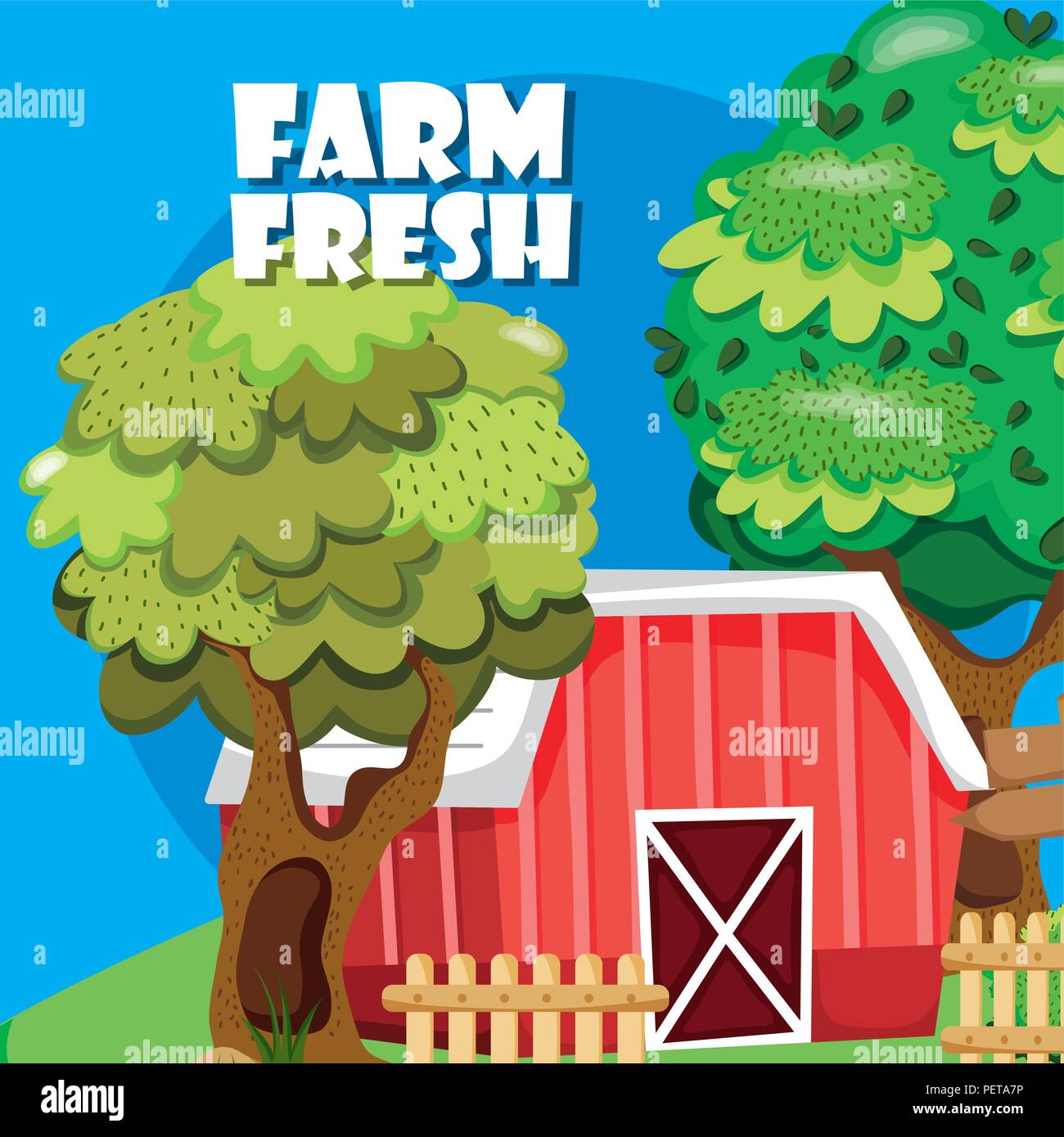 Farm fresh cartoons Stock Vector Image & Art - Alamy