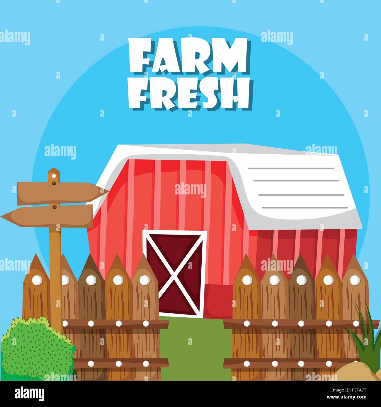Farm fresh cartoons Stock Vector Image & Art - Alamy