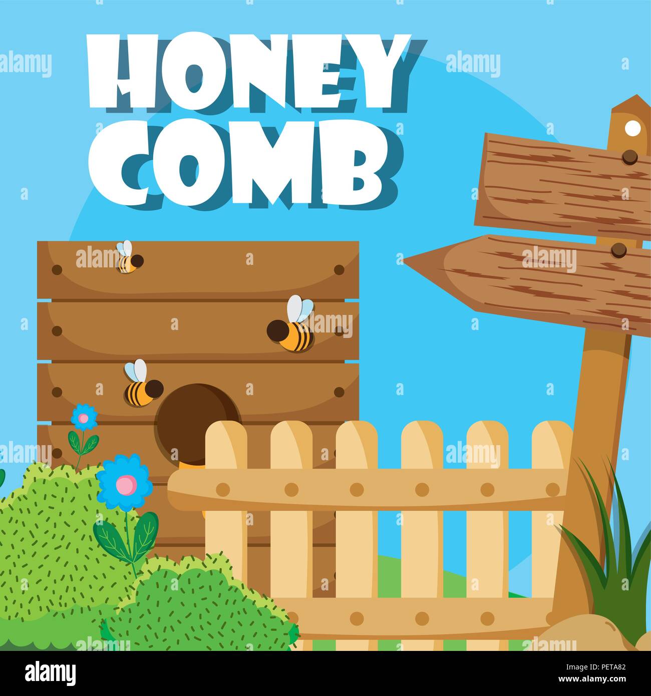 Farm fresh cartoon Stock Vector Image & Art - Alamy