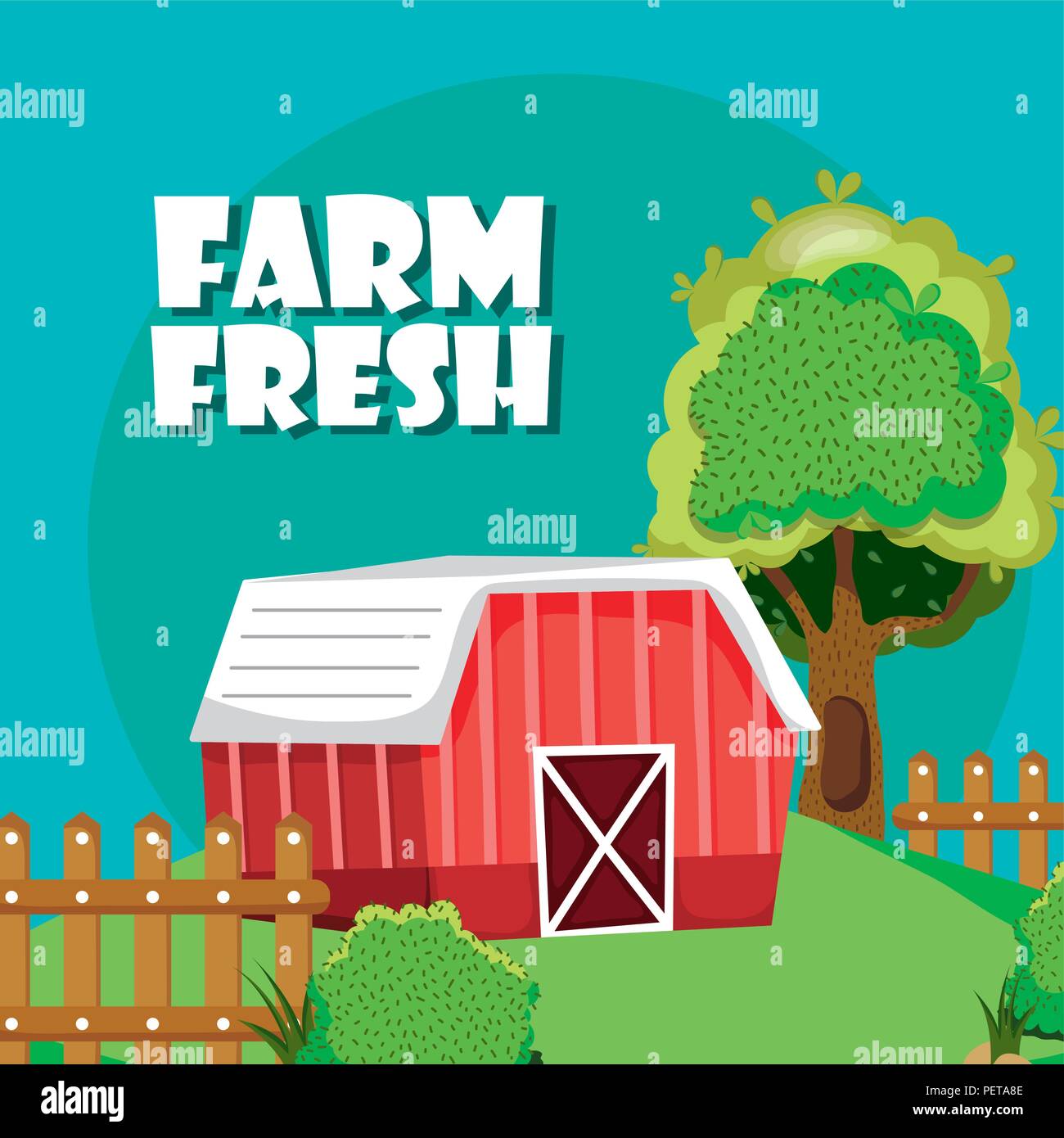 Farm fresh cartoons Stock Vector Image & Art - Alamy