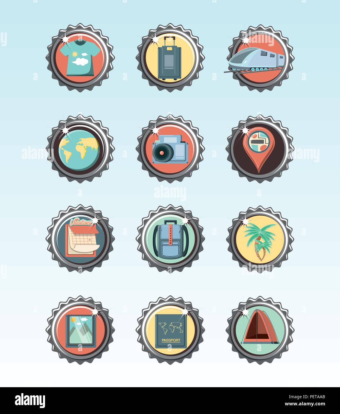 Location destination resort Stock Vector Images - Alamy