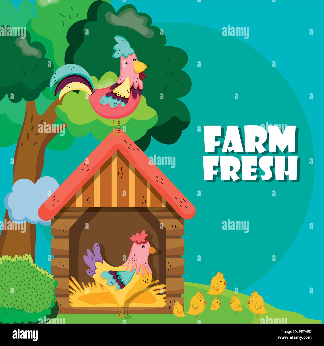 Farm fresh cartoons Stock Vector Image & Art - Alamy