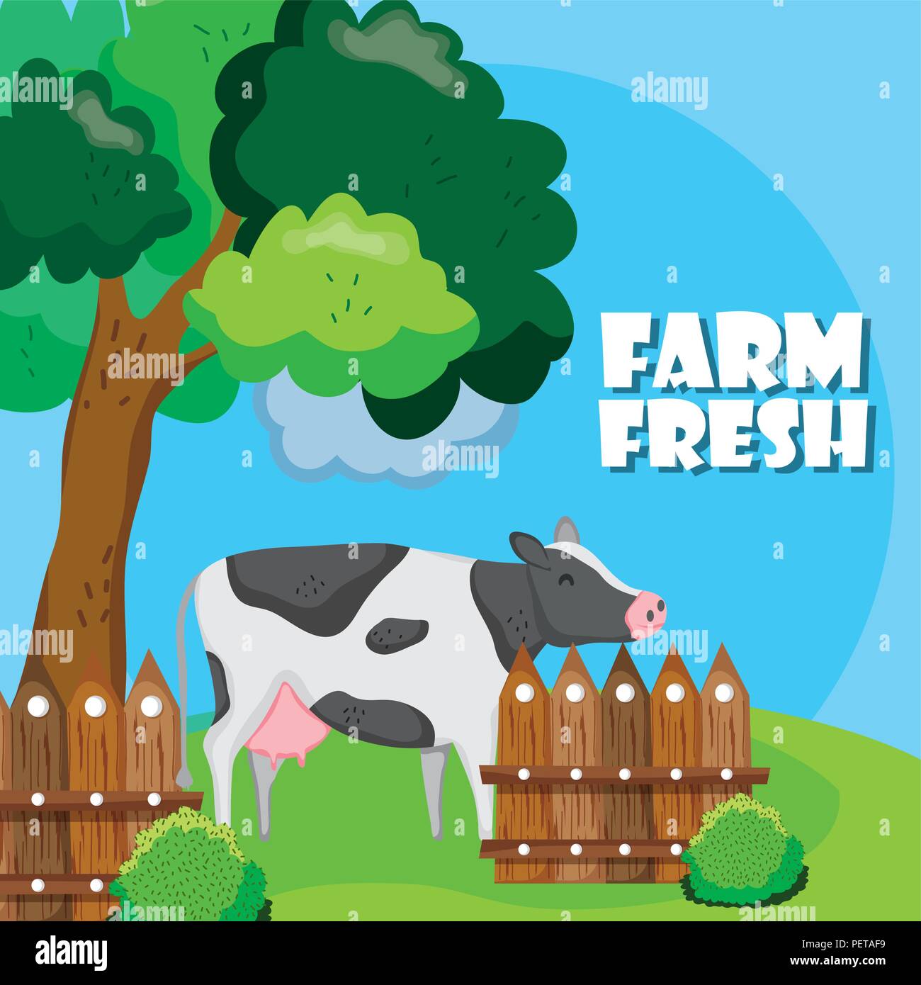 Farm fresh cartoons Stock Vector Image & Art - Alamy