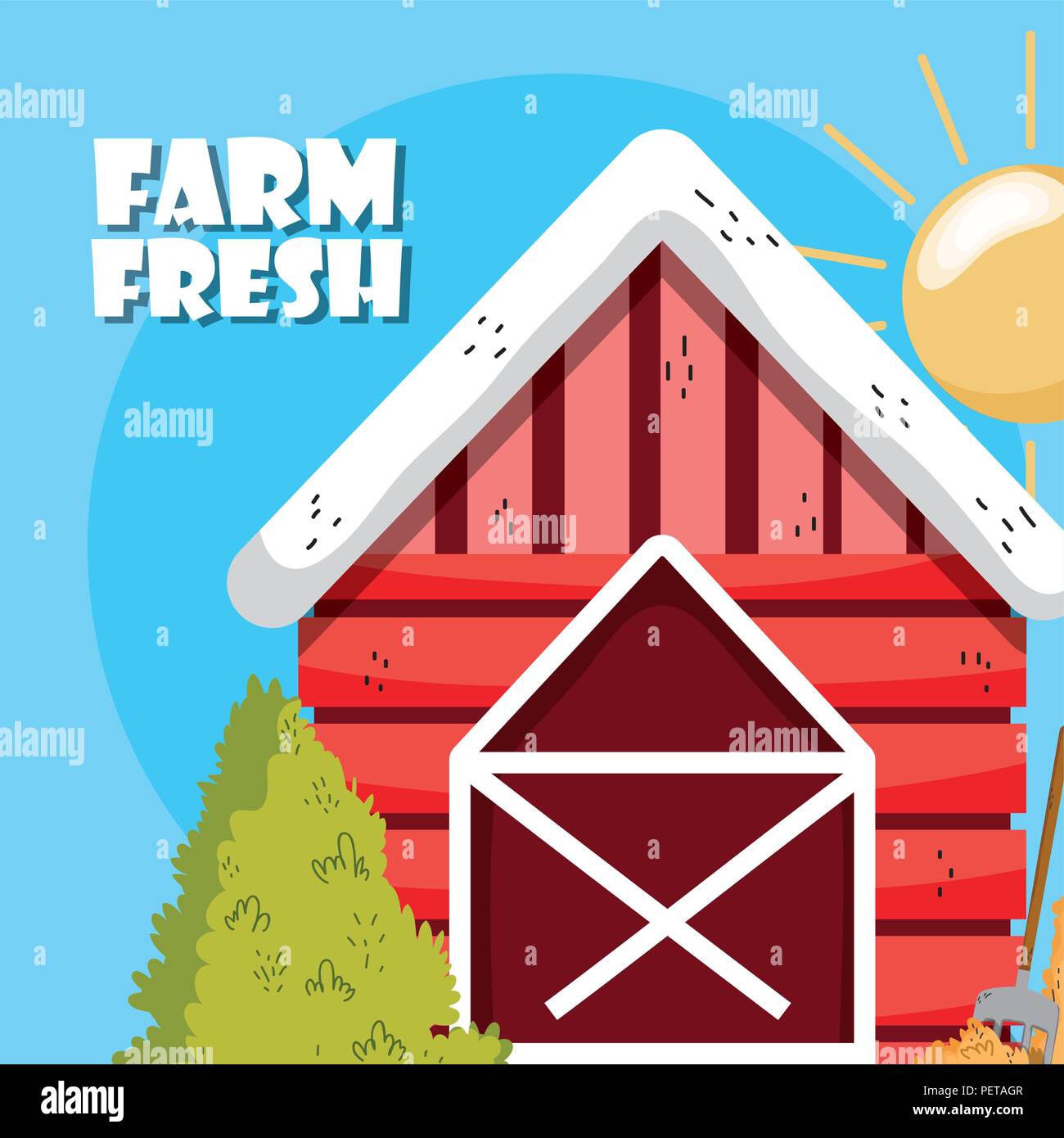 Farm fresh cartoons Stock Vector Image & Art - Alamy