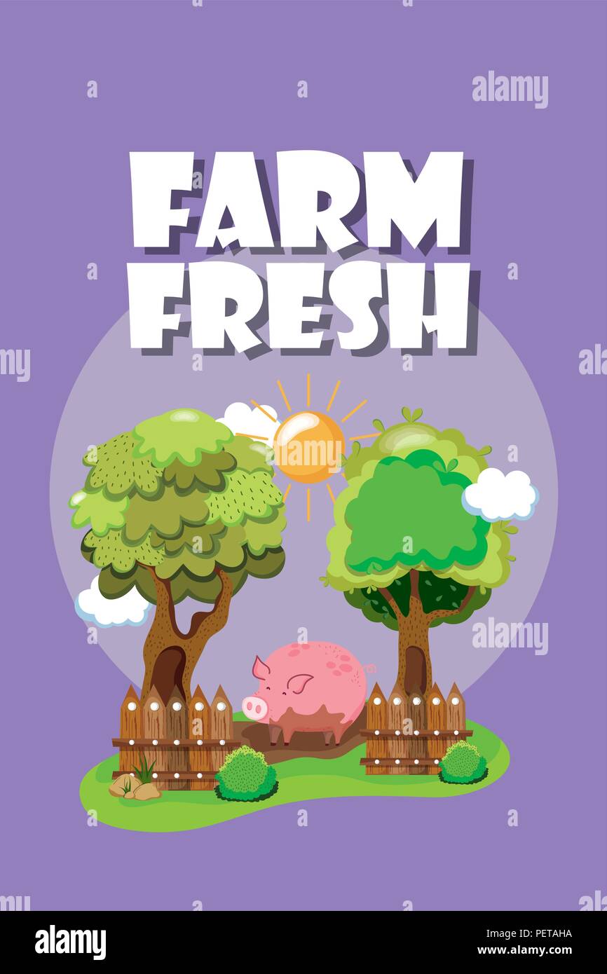 Farm fresh cartoons Stock Vector Image & Art - Alamy