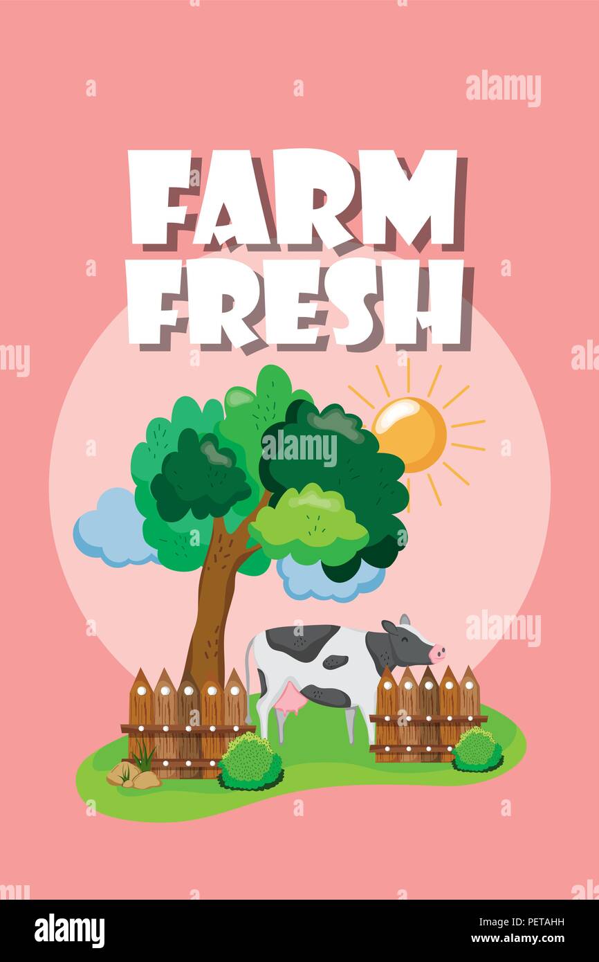 Farm fresh cartoons Stock Vector Image & Art - Alamy