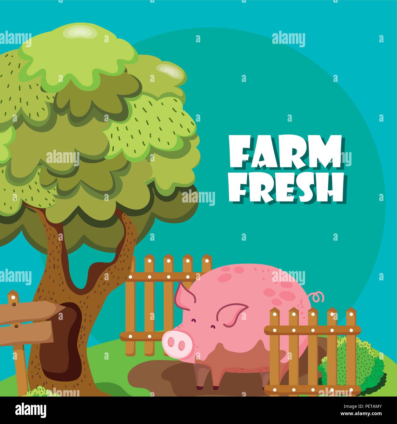 Farm fresh cartoons Stock Vector Image & Art - Alamy