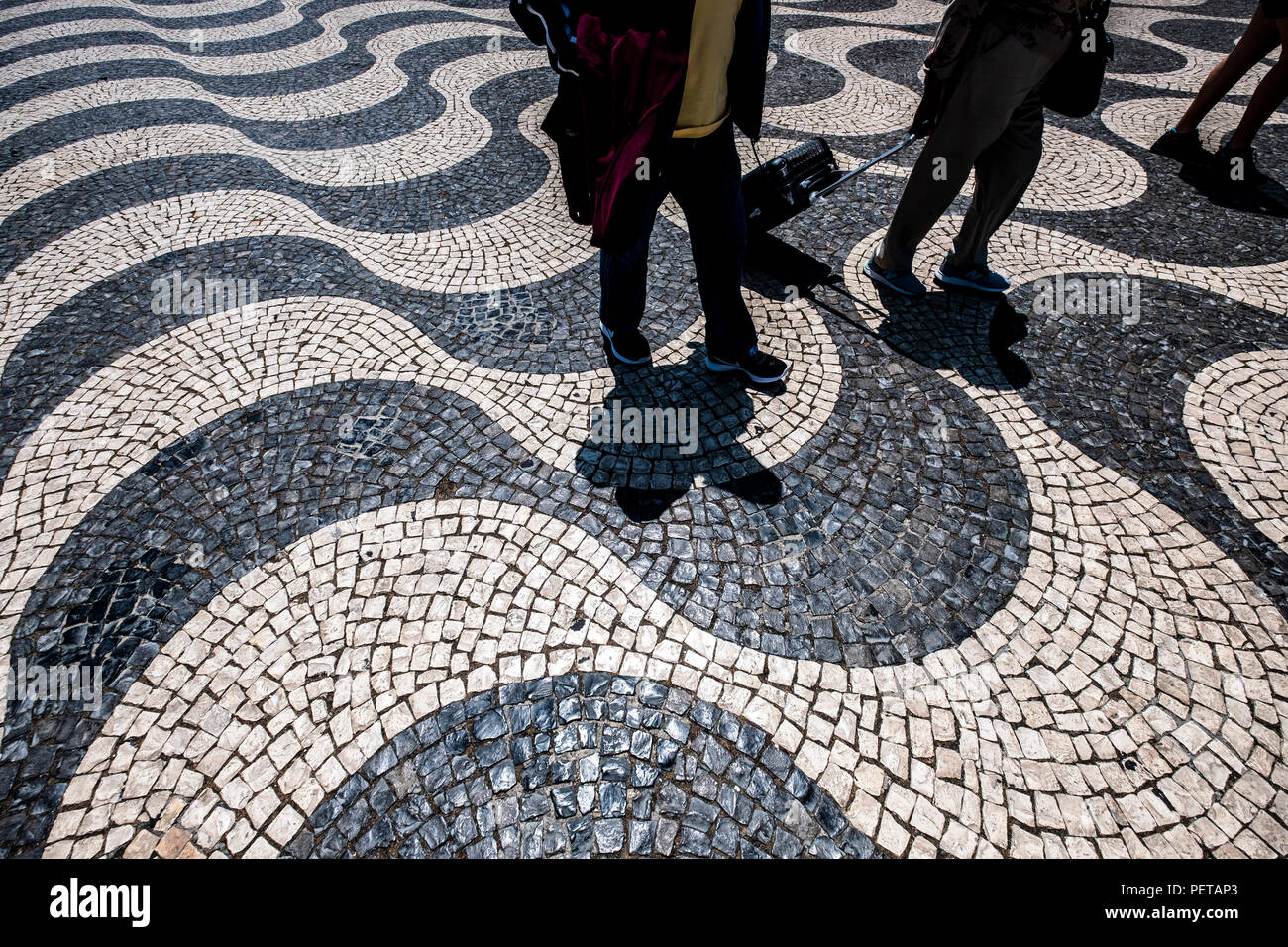 Portuguese pavement footpath hi-res stock photography and images - Alamy