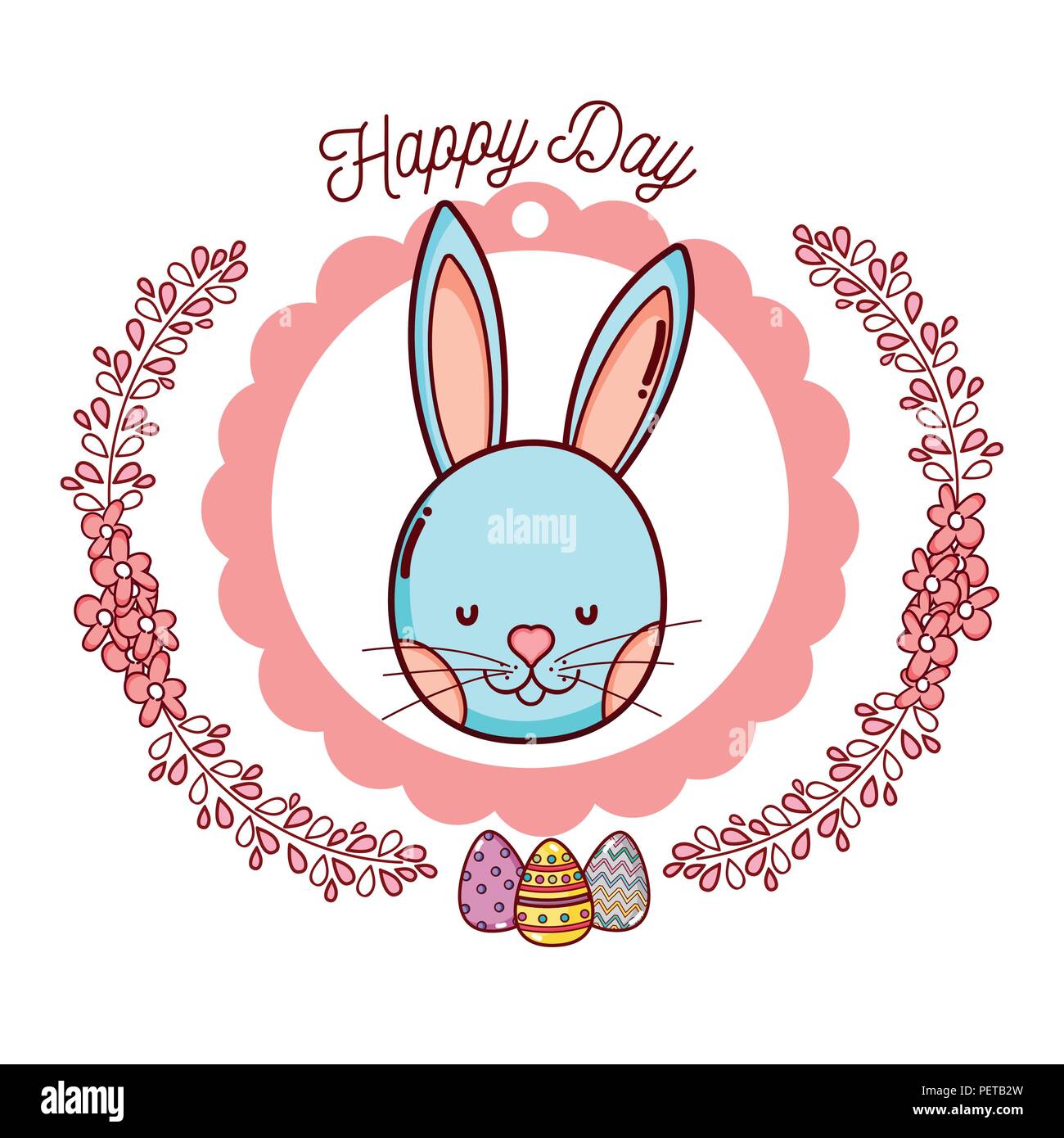 happy day emblem Stock Vector Image & Art - Alamy