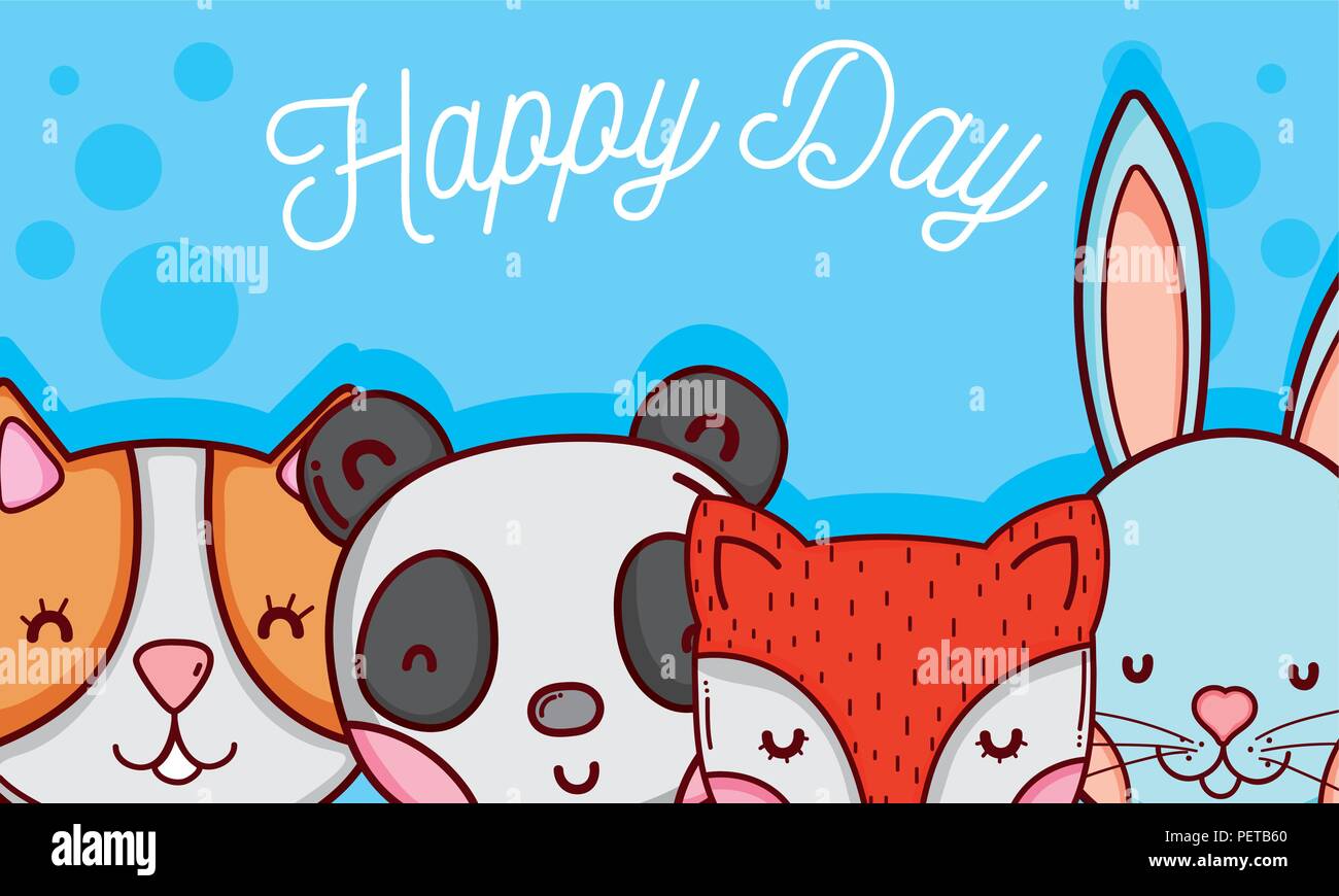 Happy day card Stock Vector Image & Art - Alamy
