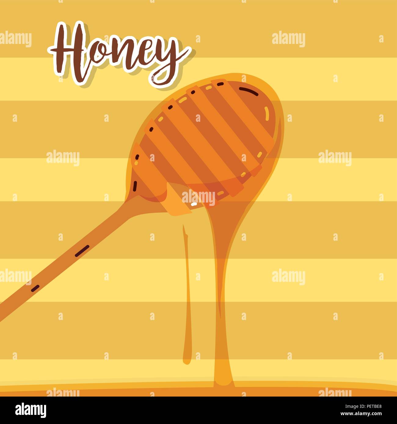 Sweet honey card Stock Vector Image & Art - Alamy