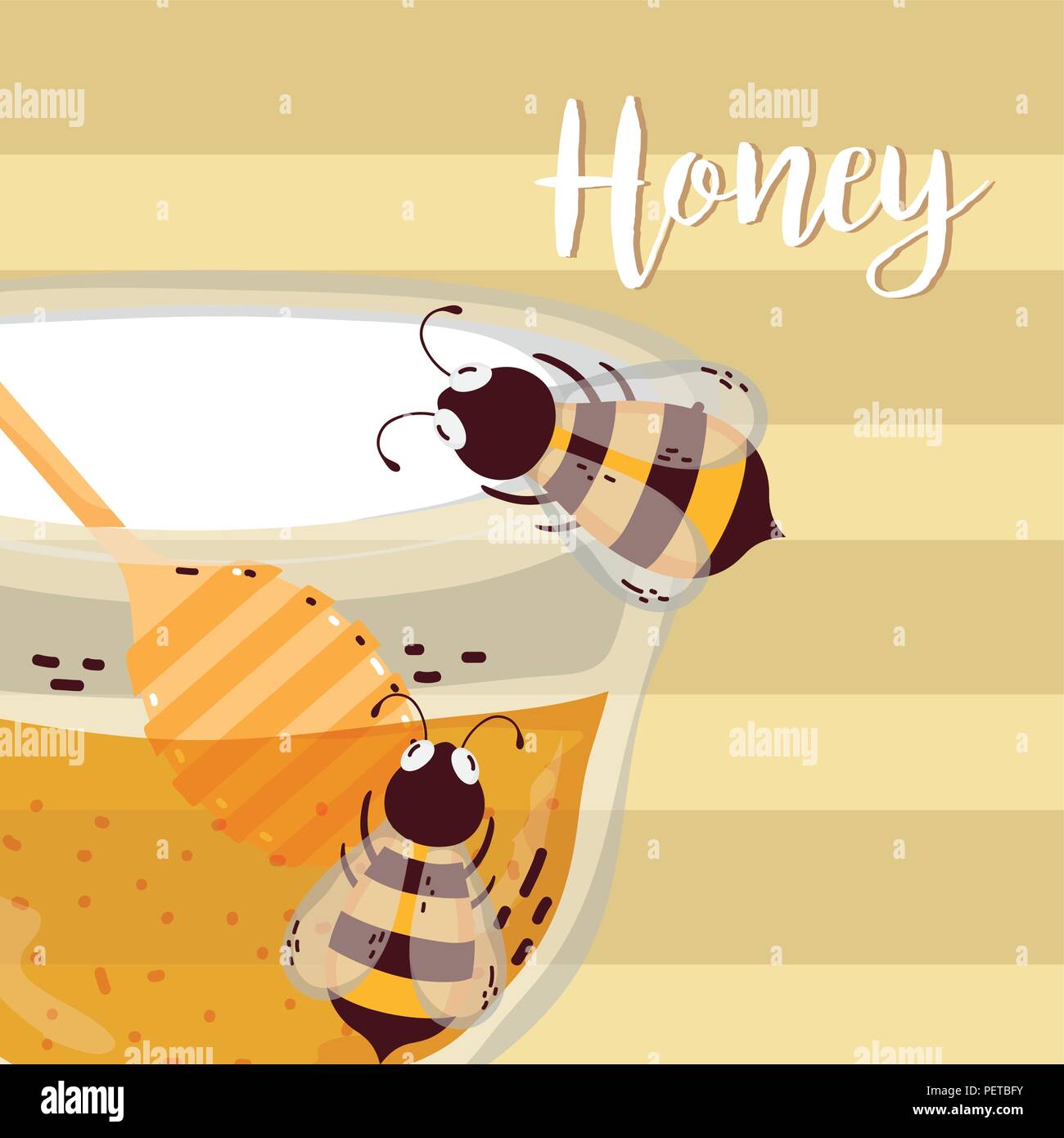 Sweet honey card Stock Vector Image & Art - Alamy