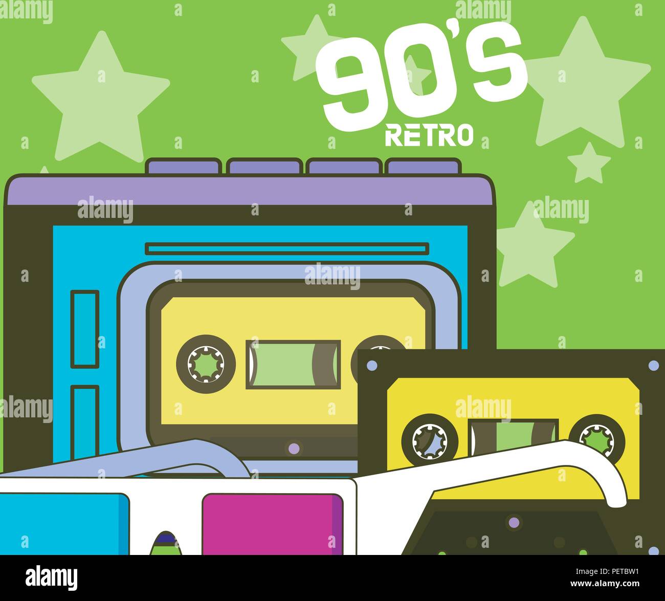 90s retro cartoons Stock Vector Image & Art - Alamy