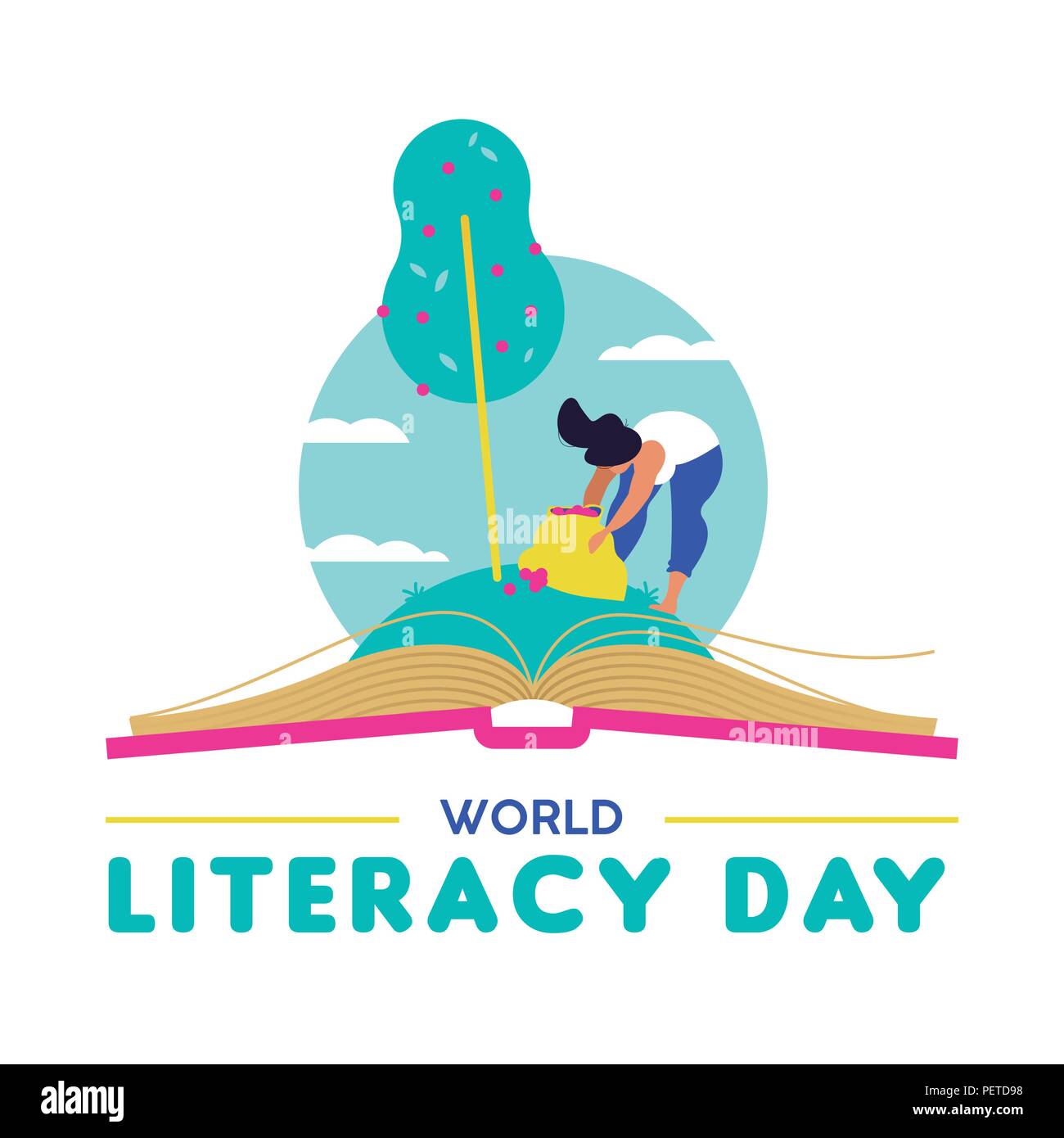 People taking food in Stock Vector Images - Alamy