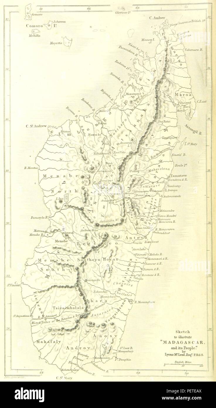 Archival madagascar map hi-res stock photography and images - Alamy