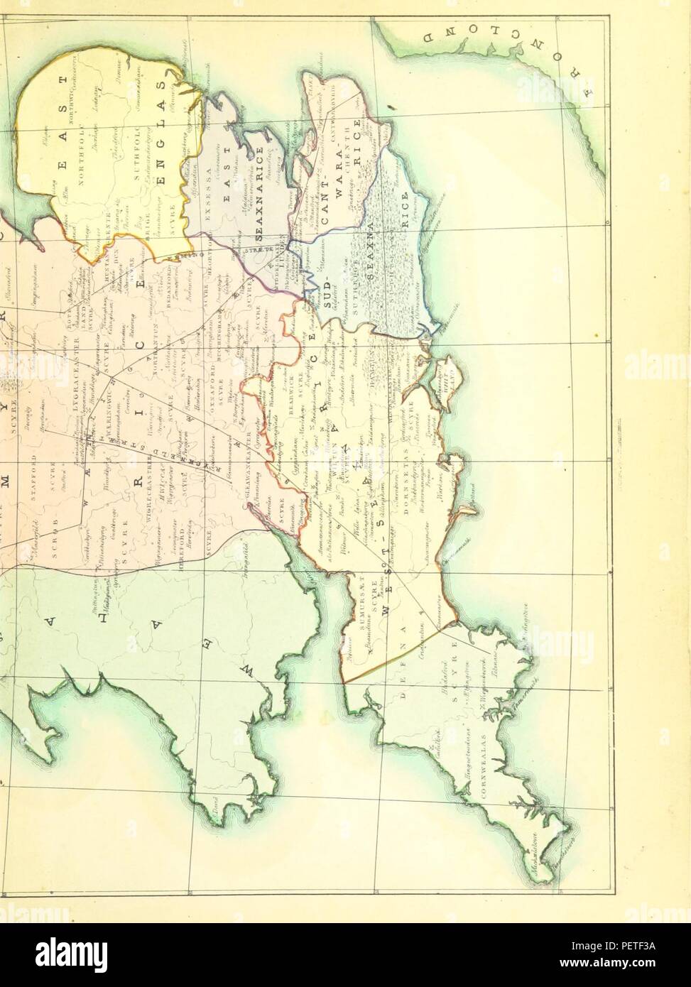 Historic archive Image taken from page 15 of 'Britannia Saxonica. A map ...