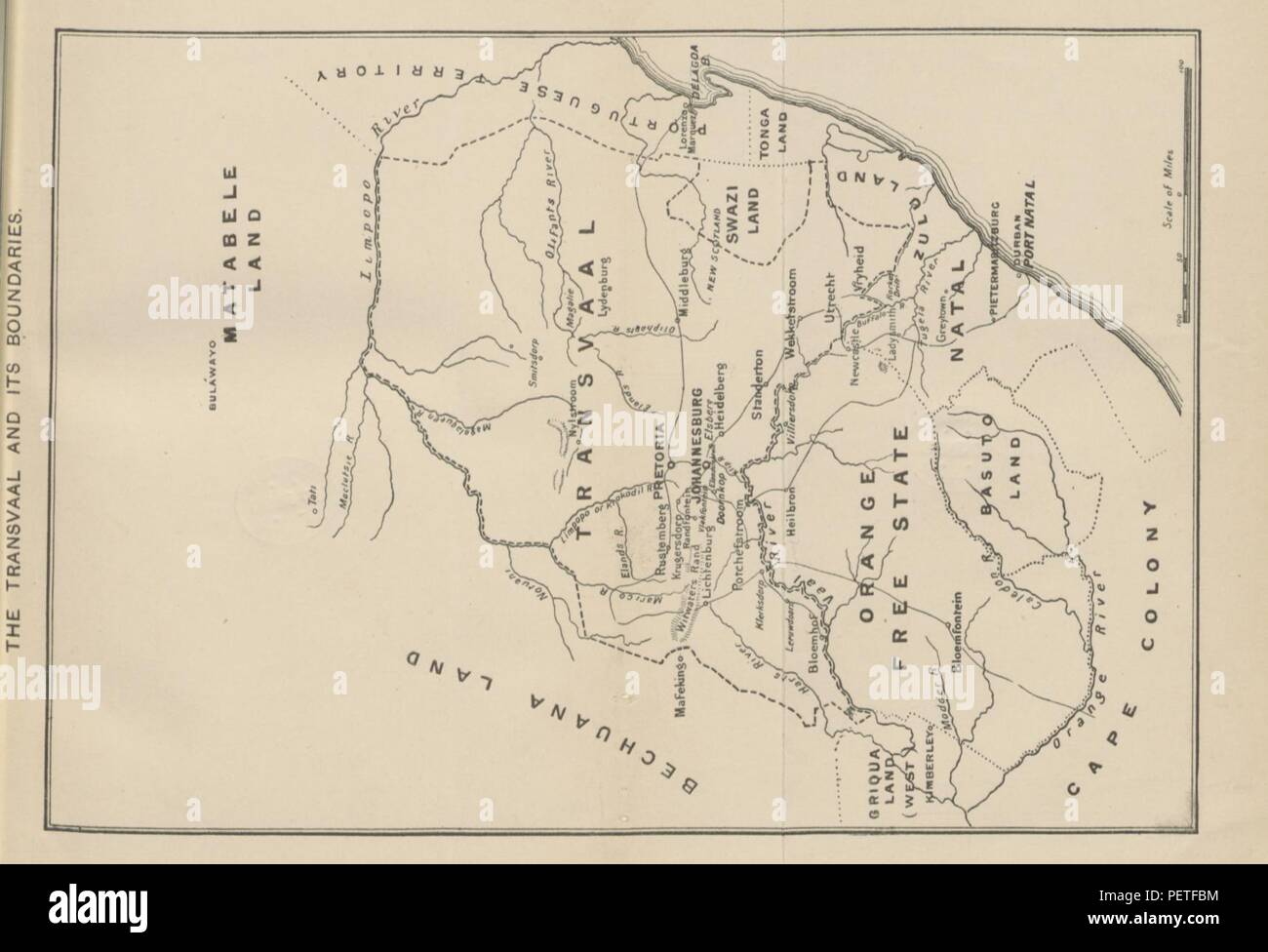 Historical Transvaal Map High Resolution Stock Photography and Images ...