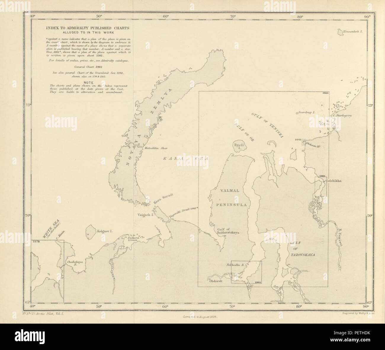 Historic archive Image taken from page 40 of 'The Arctic pilot' Stock ...