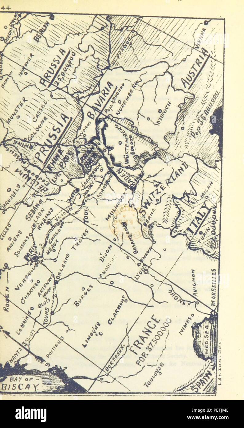 Franco prussian war maps hi-res stock photography and images - Alamy