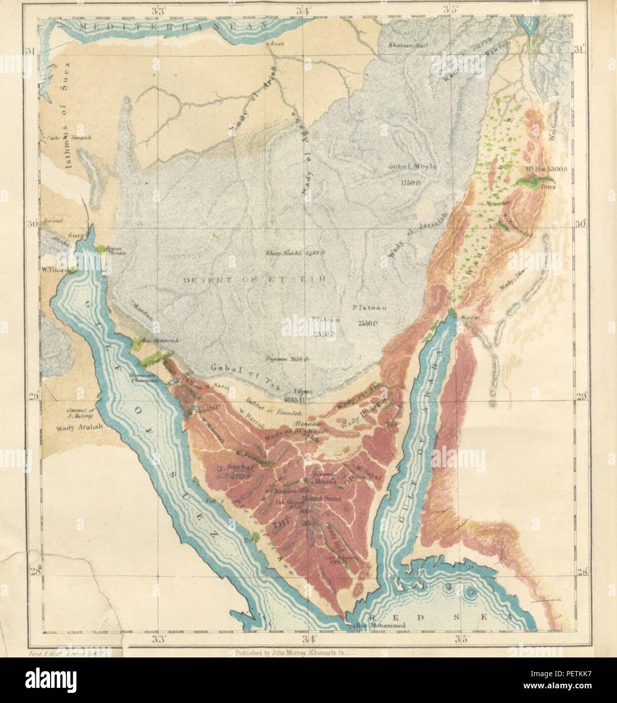 Historic archive Image taken from page 78 of '[Sinai and Palestine, in ...