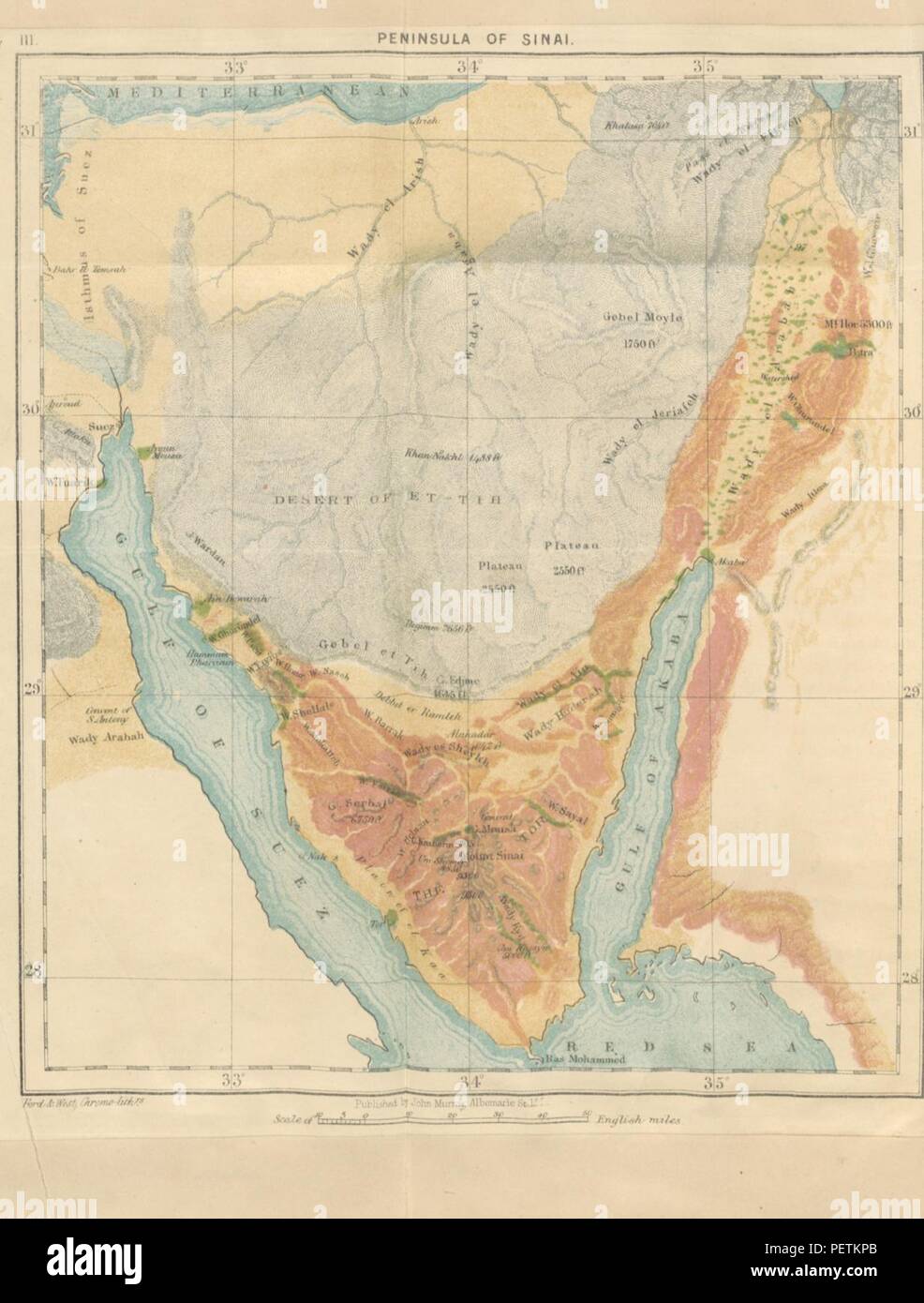 Historic archive Image taken from page 80 of '[Sinai and Palestine, in ...