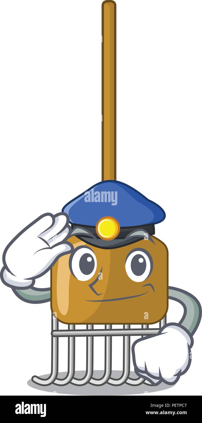 Police rake character cartoon style Stock Vector Image & Art - Alamy