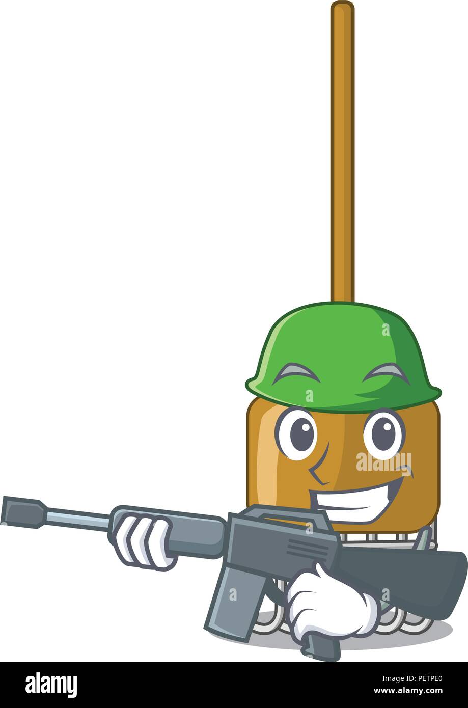Army rake character cartoon style Stock Vector Image & Art - Alamy
