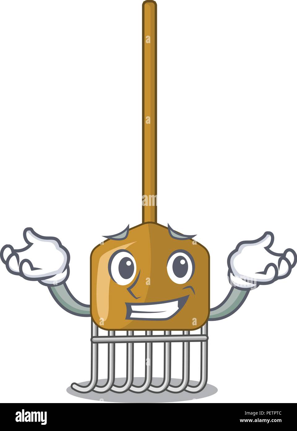 Lawn raker Stock Vector Images - Alamy