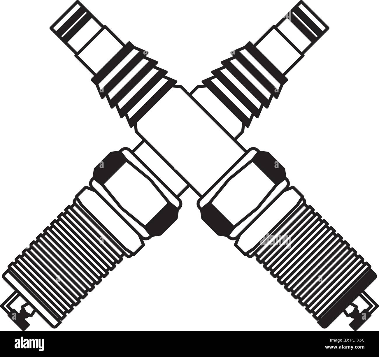 Engine cross section Stock Vector Images - Alamy