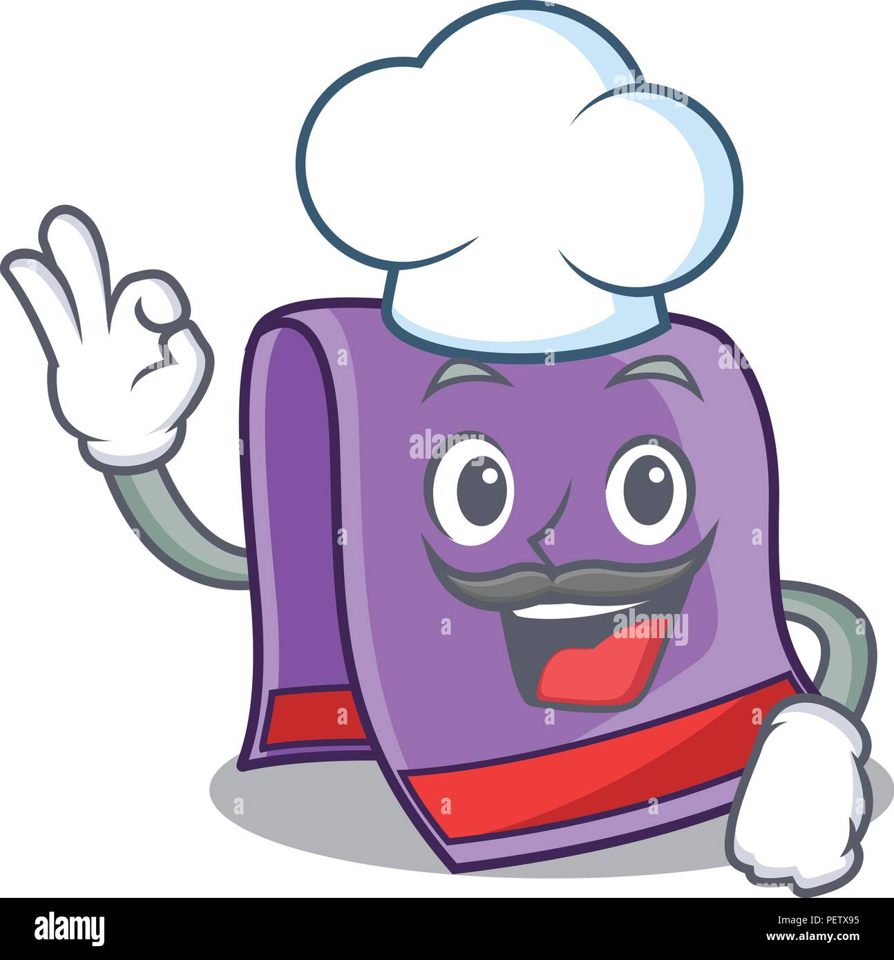 Chef cartoon home kitchen towel Stock Vector Image & Art - Alamy