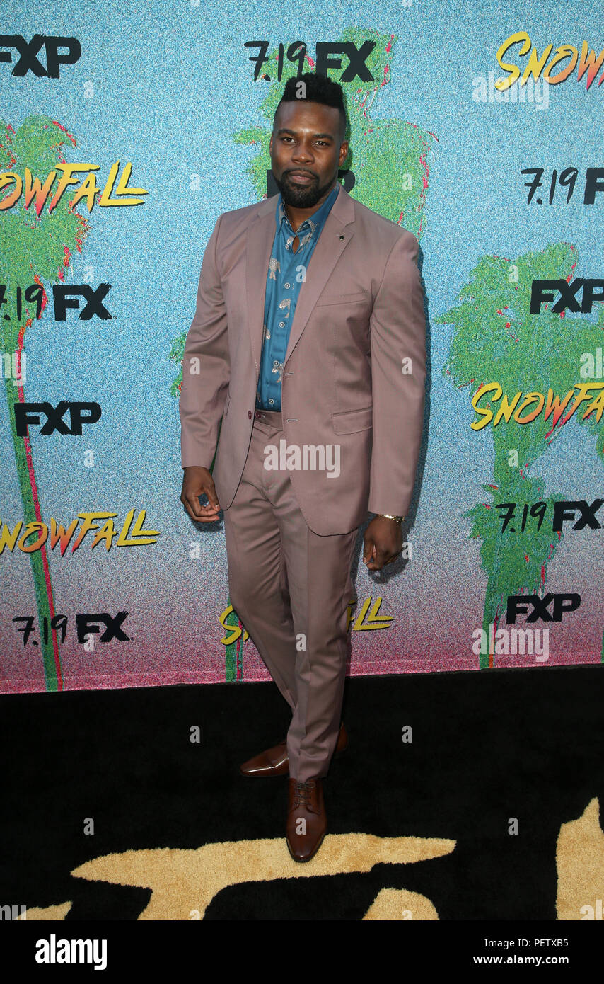 FX's 'Snowfall' Season 2 premiere Featuring: Amin Joseph Where: Los ...