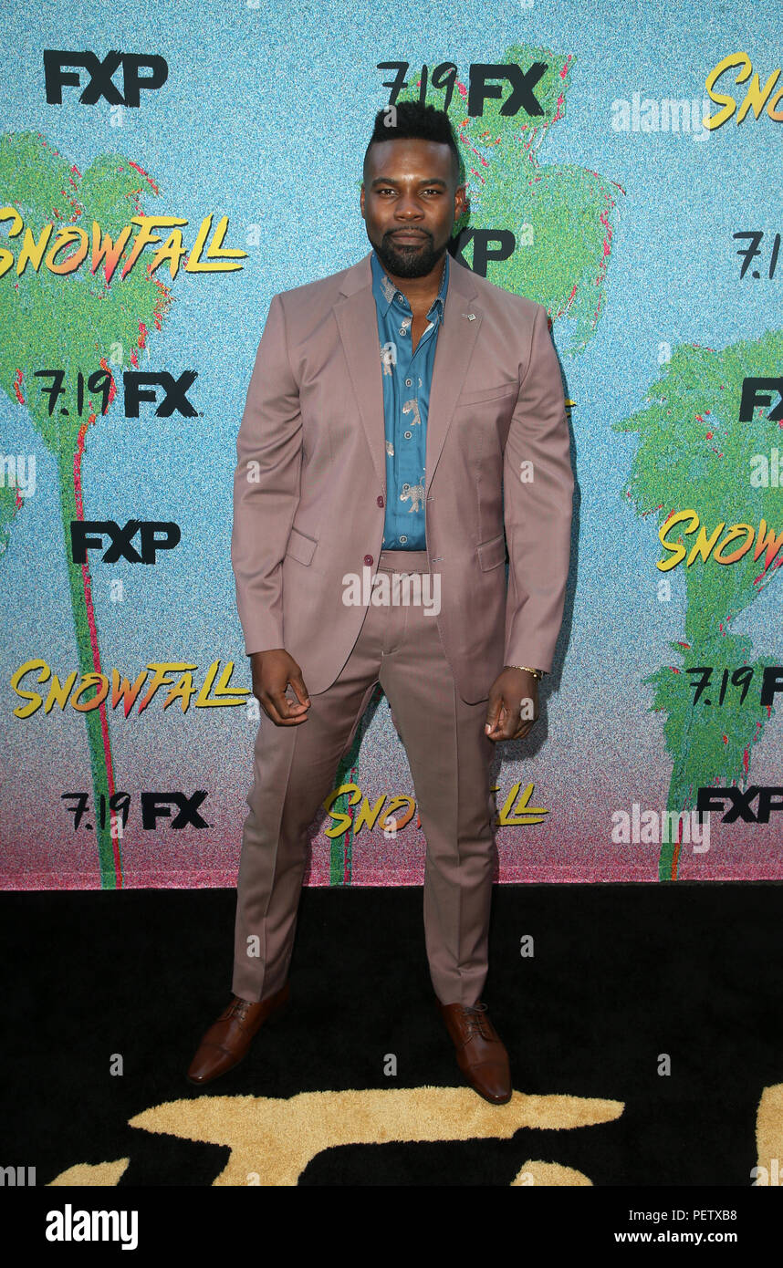 FX's 'Snowfall' Season 2 premiere Featuring: Amin Joseph Where: Los ...