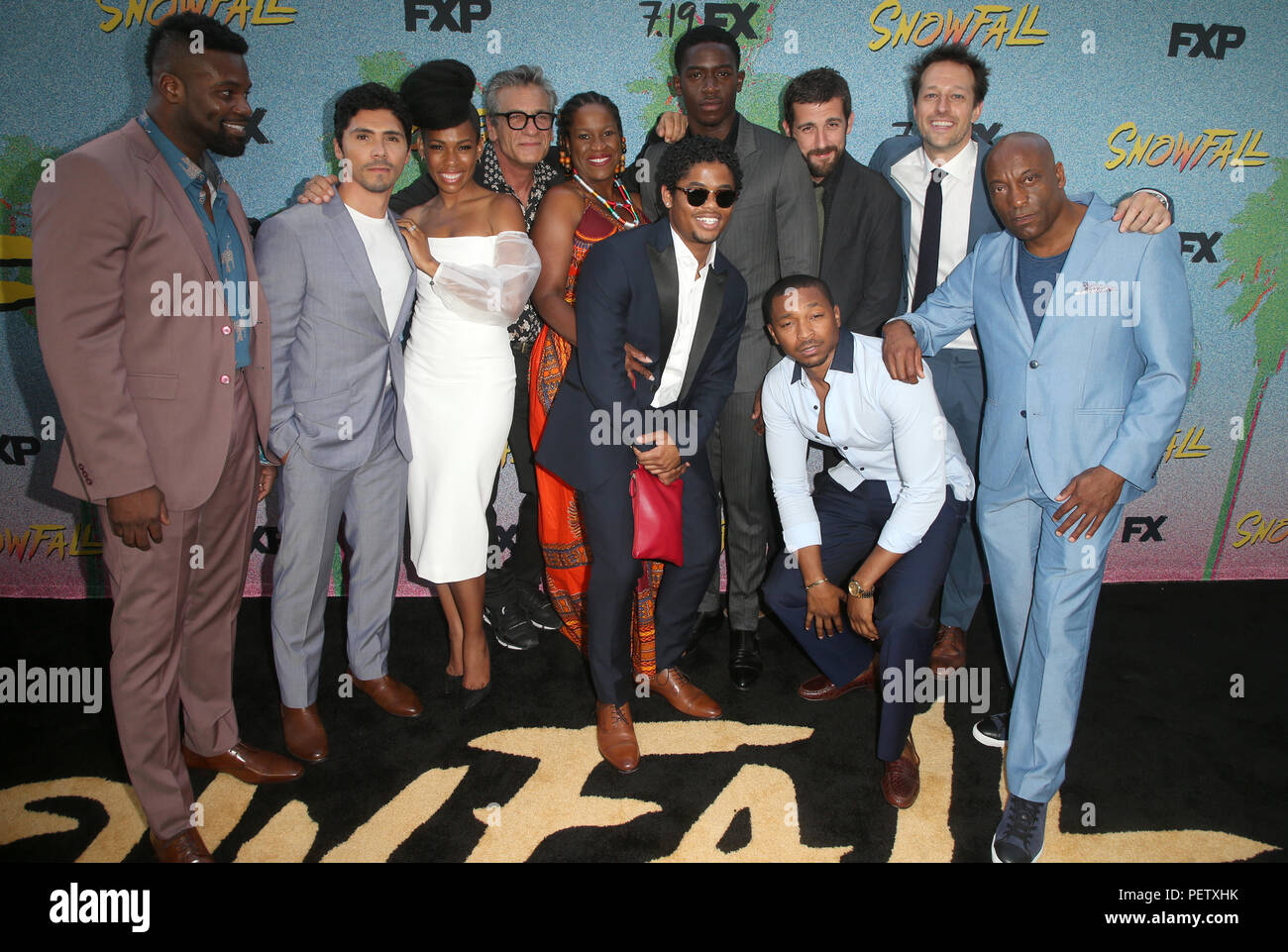 FX's 'Snowfall' Season 2 premiere Featuring: Cast Where: Los Angeles ...