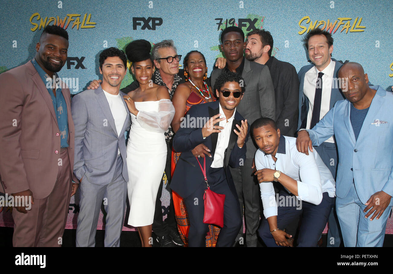 FX's 'Snowfall' Season 2 premiere Featuring: Cast Where: Los Angeles ...