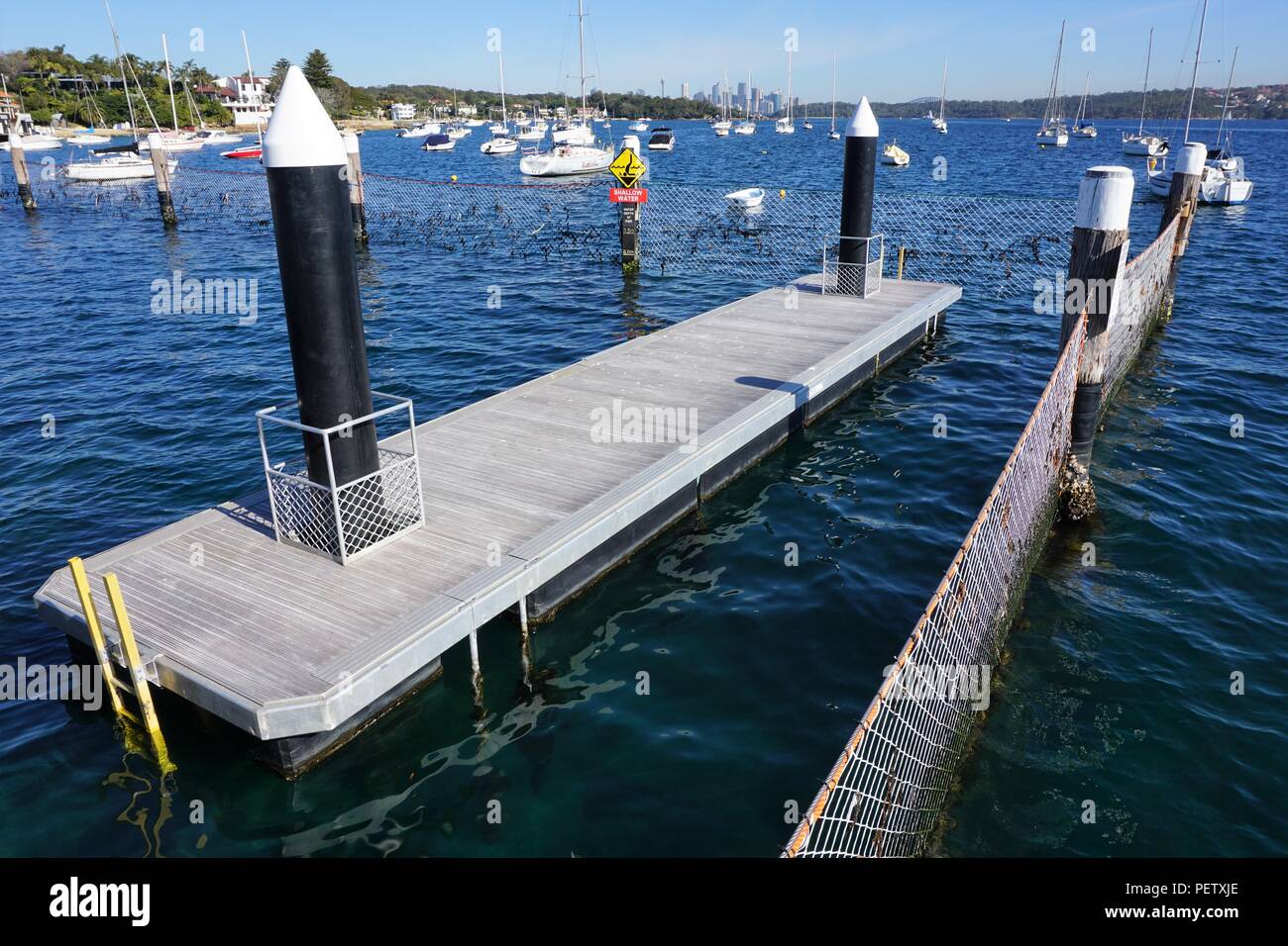 Sydney's Watsons Bay Outdoor Baths with Shark Net to protect Swimmers ...