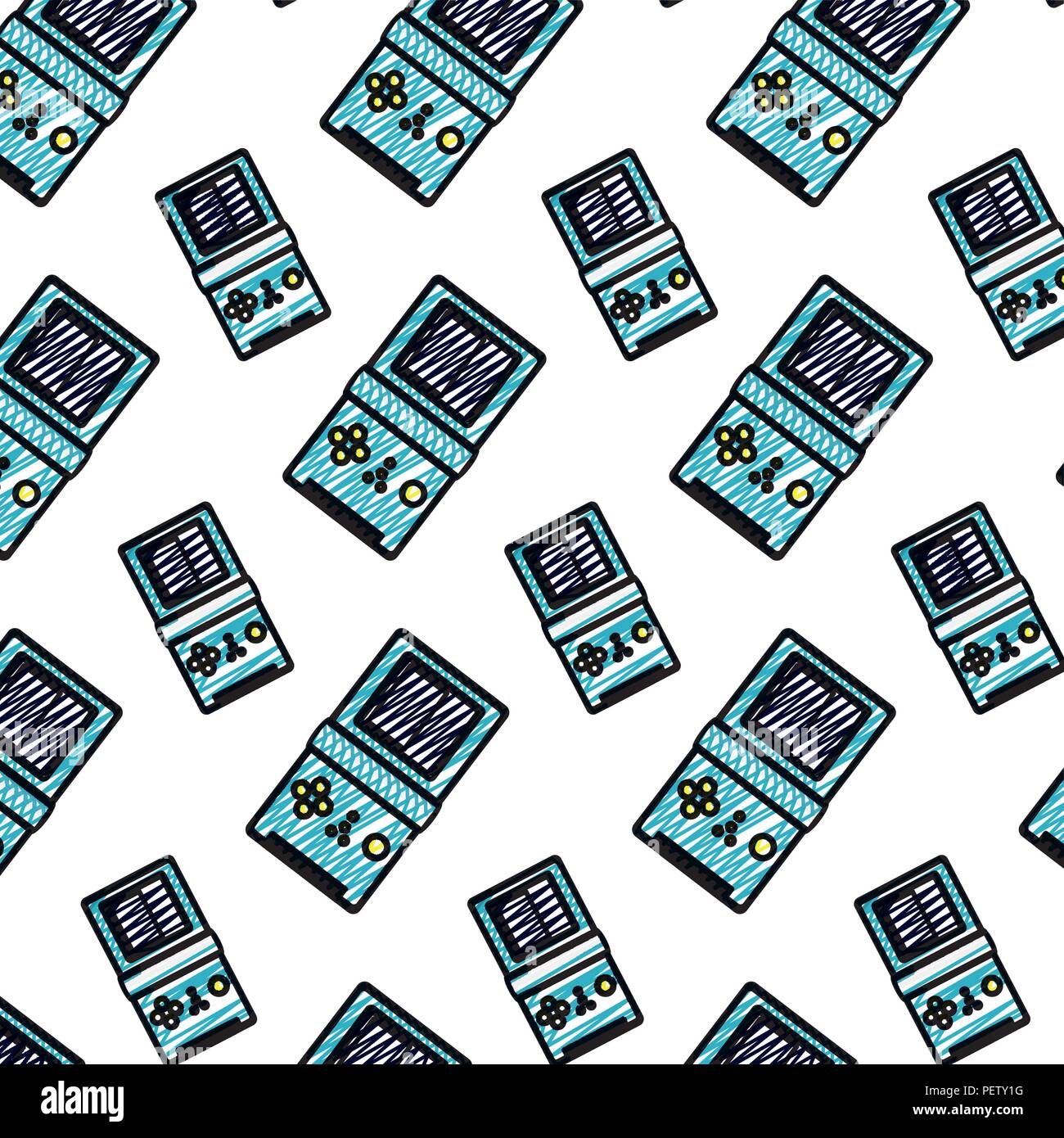 doodle hand tetris videogame console background Stock Vector Image ... doodle hand tetris videogame console background Stock Vector Image ...