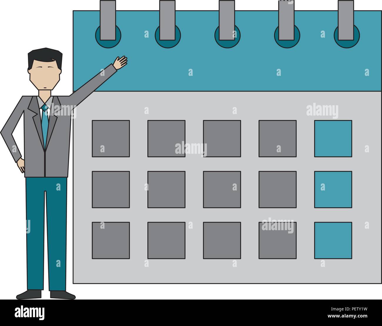 Control appointment Stock Vector Images - Alamy