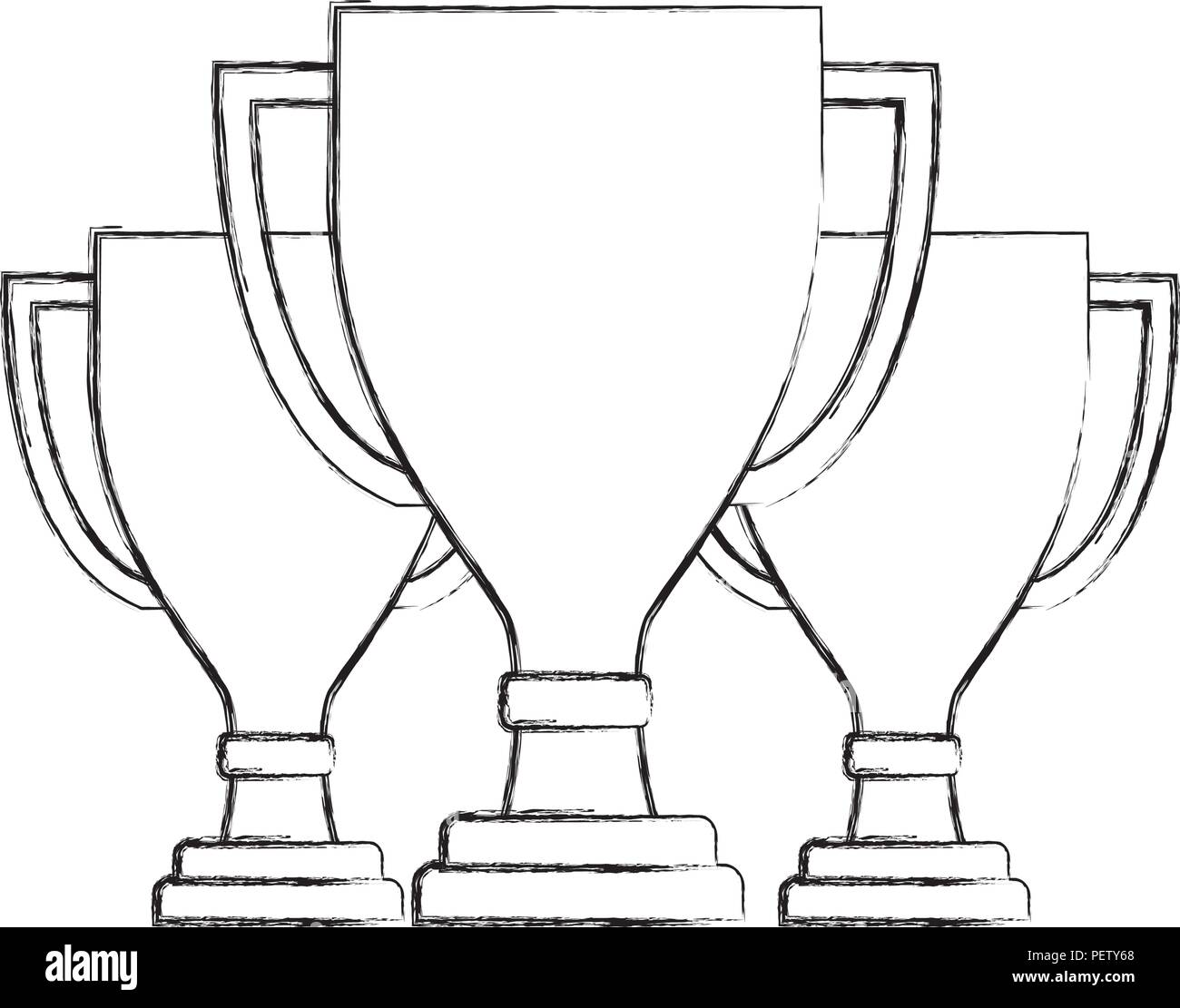 three award trophy winner prize success Stock Vector Image & Art - Alamy