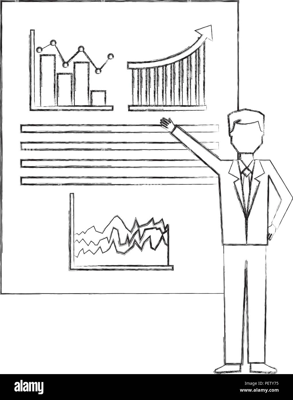 Explaining financial report Stock Vector Images - Alamy