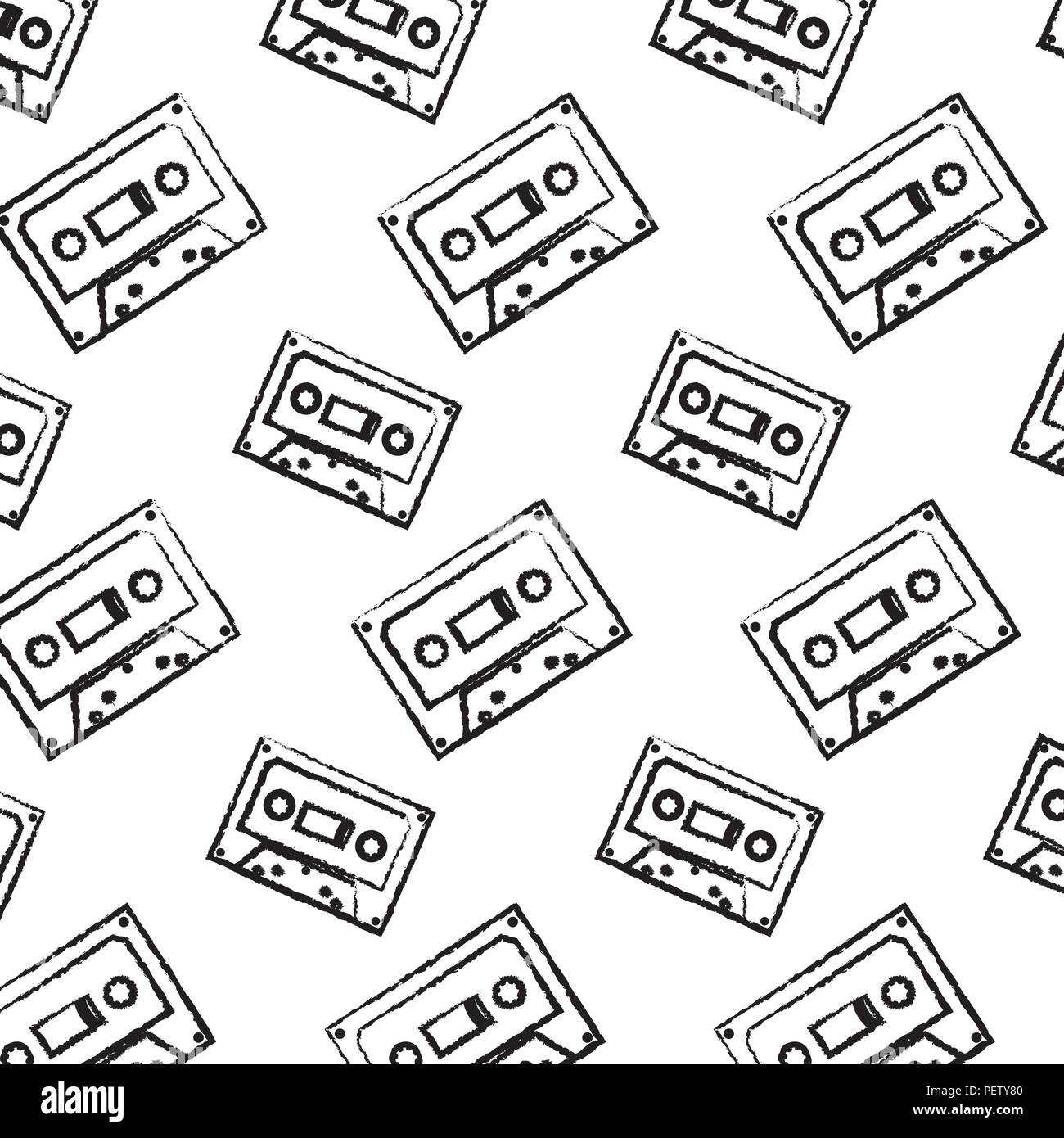 grunge retro cassette stereo audio background Stock Vector Image & Art ...